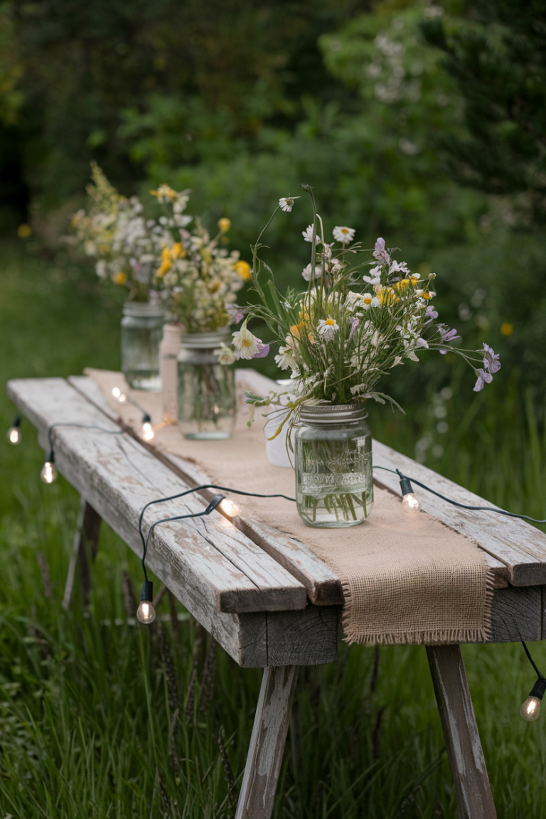 39 Outdoor Table Decor Ideas for Stylish Garden Parties, Boho Vibes ...