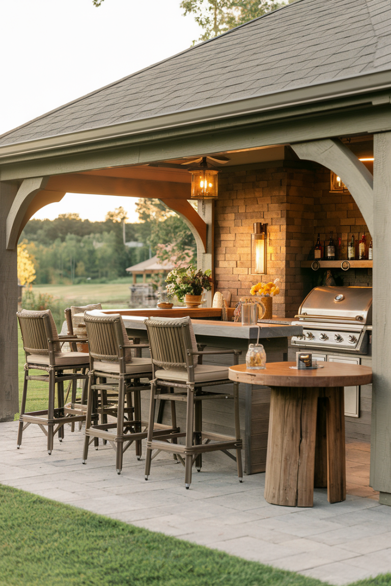 38 Outdoor BBQ Area With Roof Ideas – Stylish Grill Spaces, Covered ...