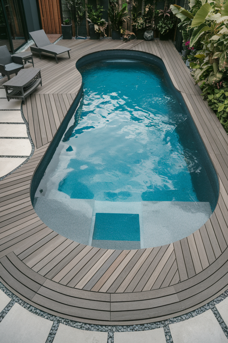 37 Above Ground Pool Deck Ideas for DIY Builds, Small Yards, Budget ...
