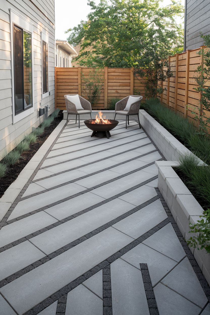 39 Creative Paver Patio Ideas 2025 for Backyard Layouts With Fire Pit ...