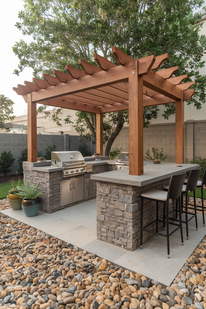 38 Outdoor BBQ Area Ideas for Stylish & Functional Backyard Grilling Spaces