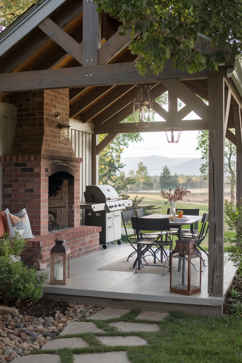 38 Outdoor BBQ Area With Roof Ideas – Stylish Grill Spaces, Covered ...
