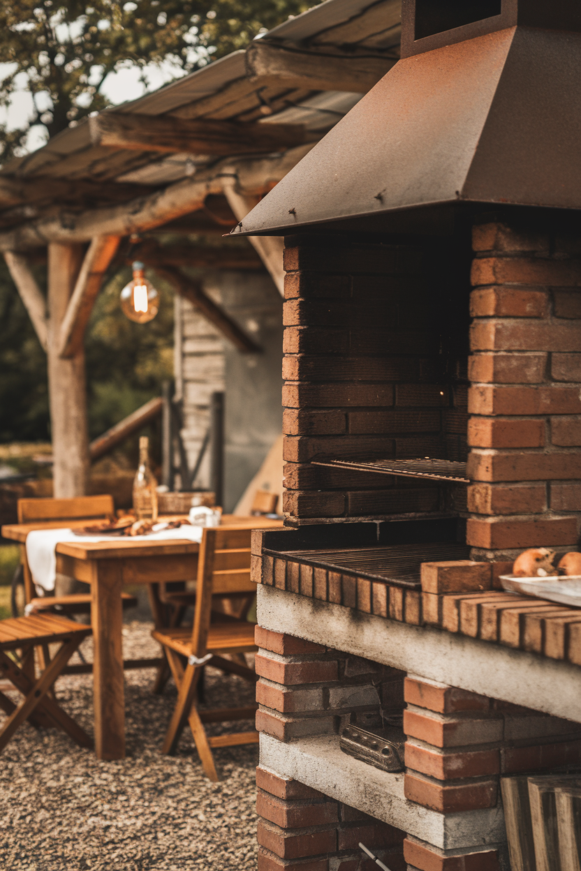 38 Outdoor BBQ Area Ideas for Stylish & Functional Backyard Grilling Spaces