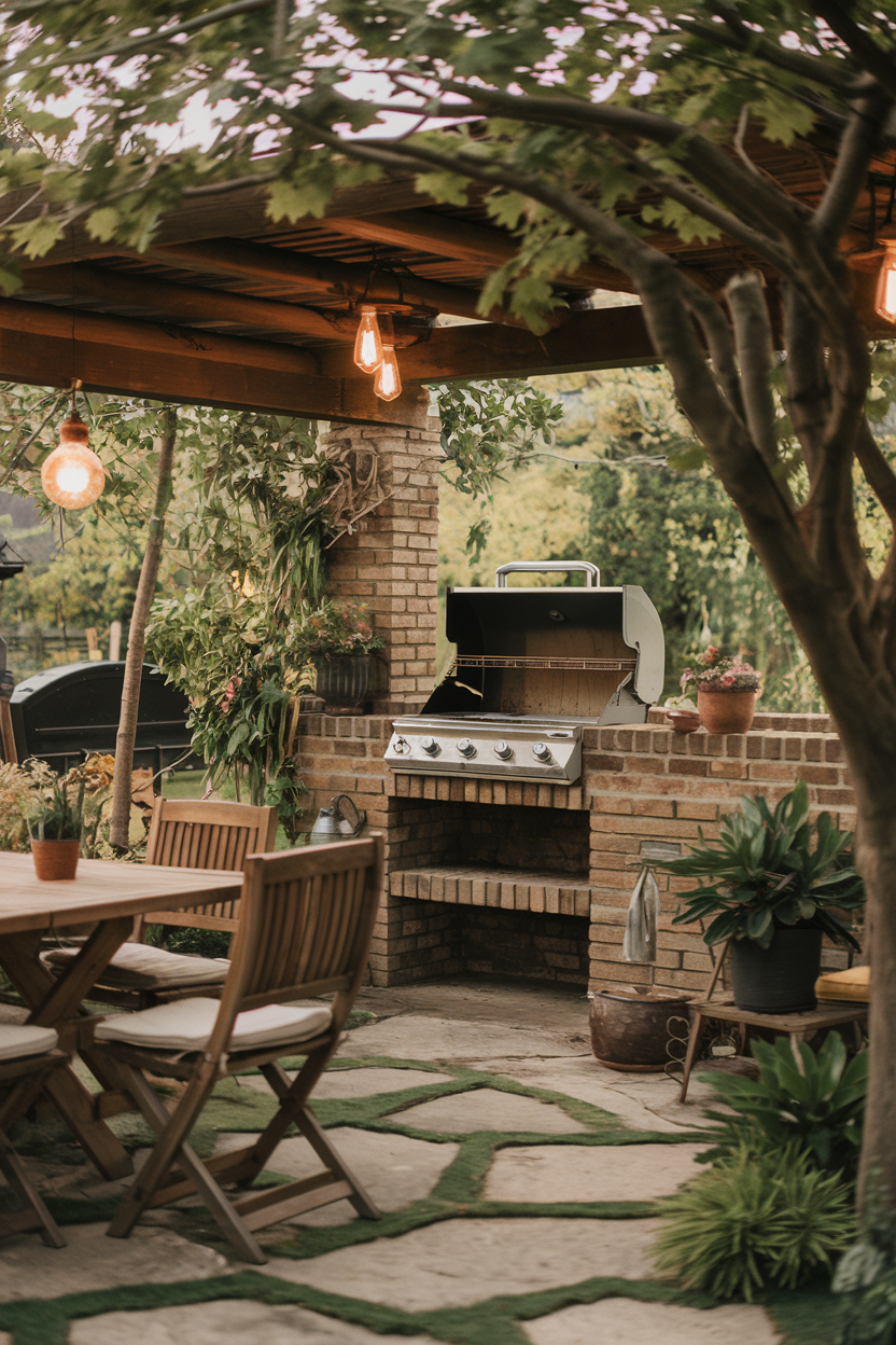 38 Outdoor BBQ Area Ideas for Stylish & Functional Backyard Grilling Spaces