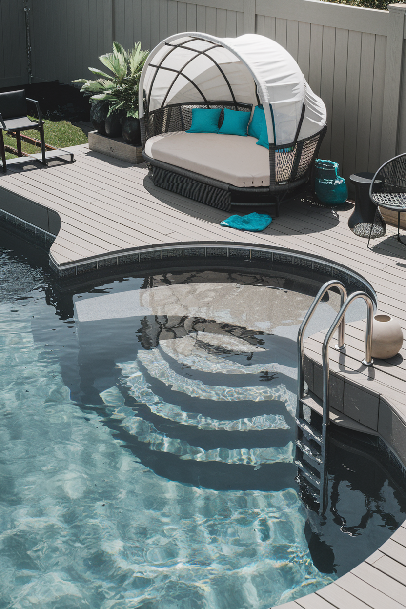 37 Above Ground Pool Deck Ideas for DIY Builds, Small Yards, Budget ...