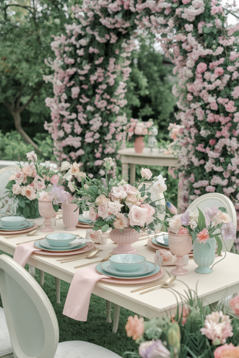 39 Outdoor Table Decor Ideas for Stylish Garden Parties, Boho Vibes ...