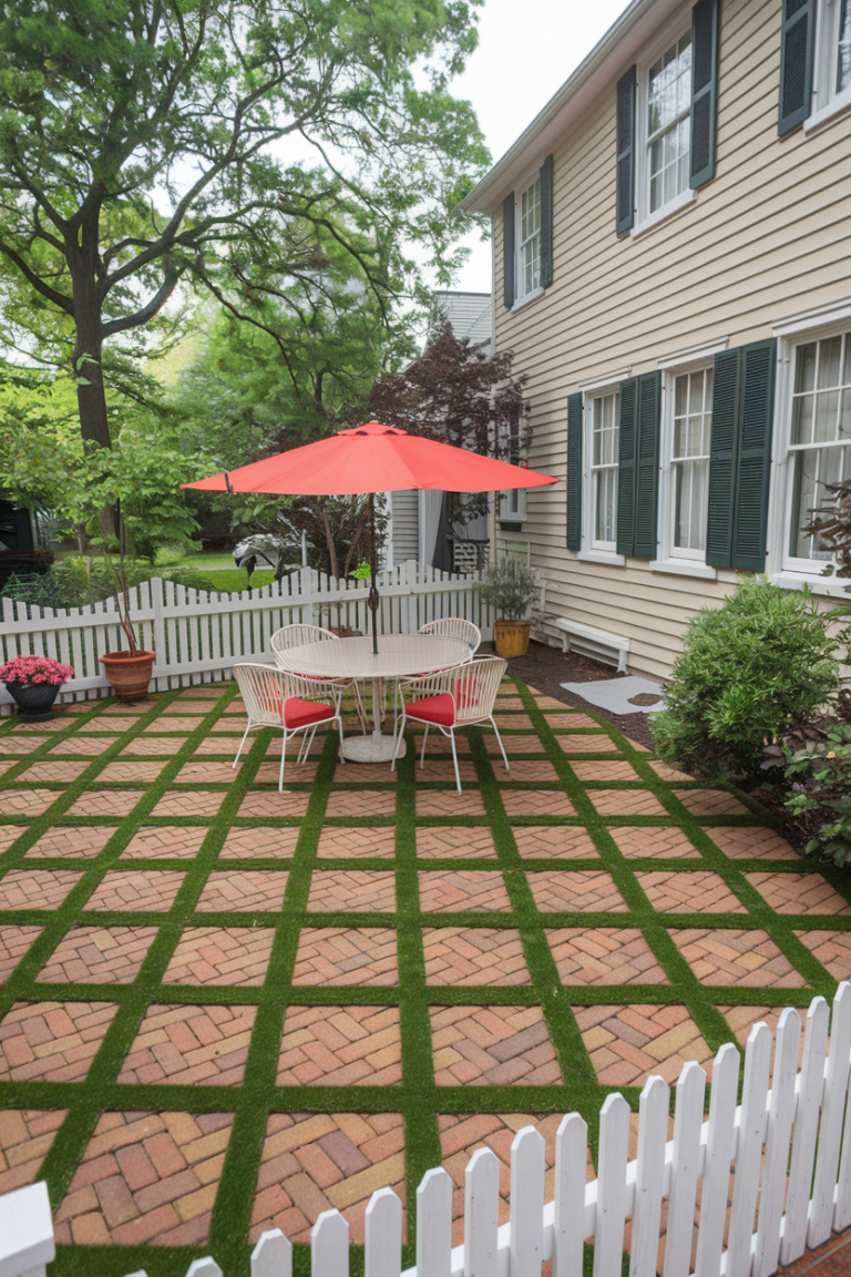 39 Creative Paver Patio Ideas 2025 for Backyard Layouts With Fire Pit ...