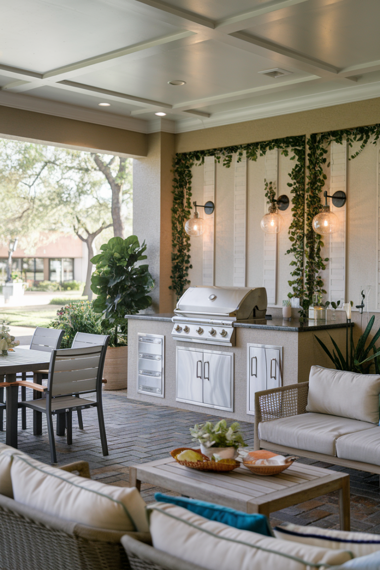 38 Outdoor BBQ Area Ideas for Stylish & Functional Backyard Grilling Spaces