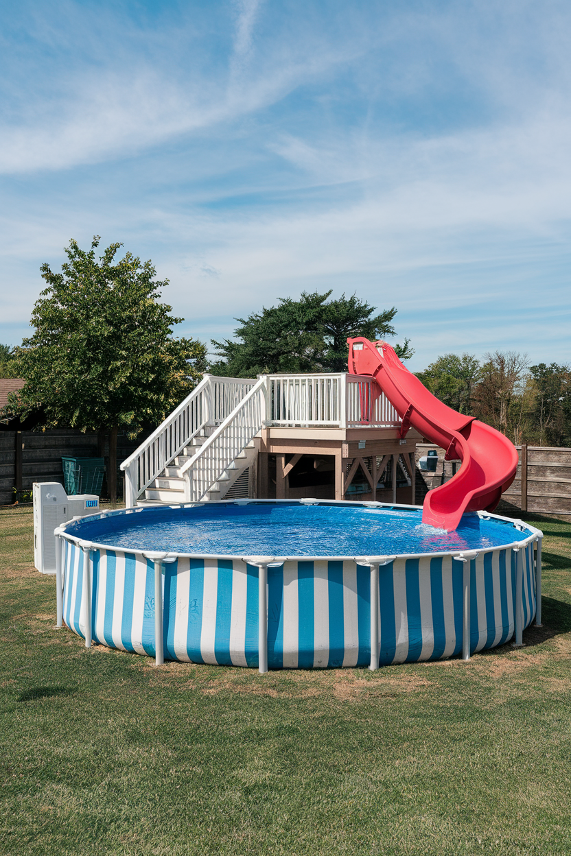 37 Above Ground Pool Deck Ideas for DIY Builds, Small Yards, Budget ...
