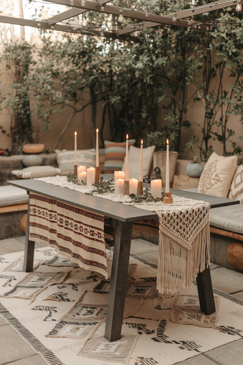 39 Outdoor Table Decor Ideas for Stylish Garden Parties, Boho Vibes ...