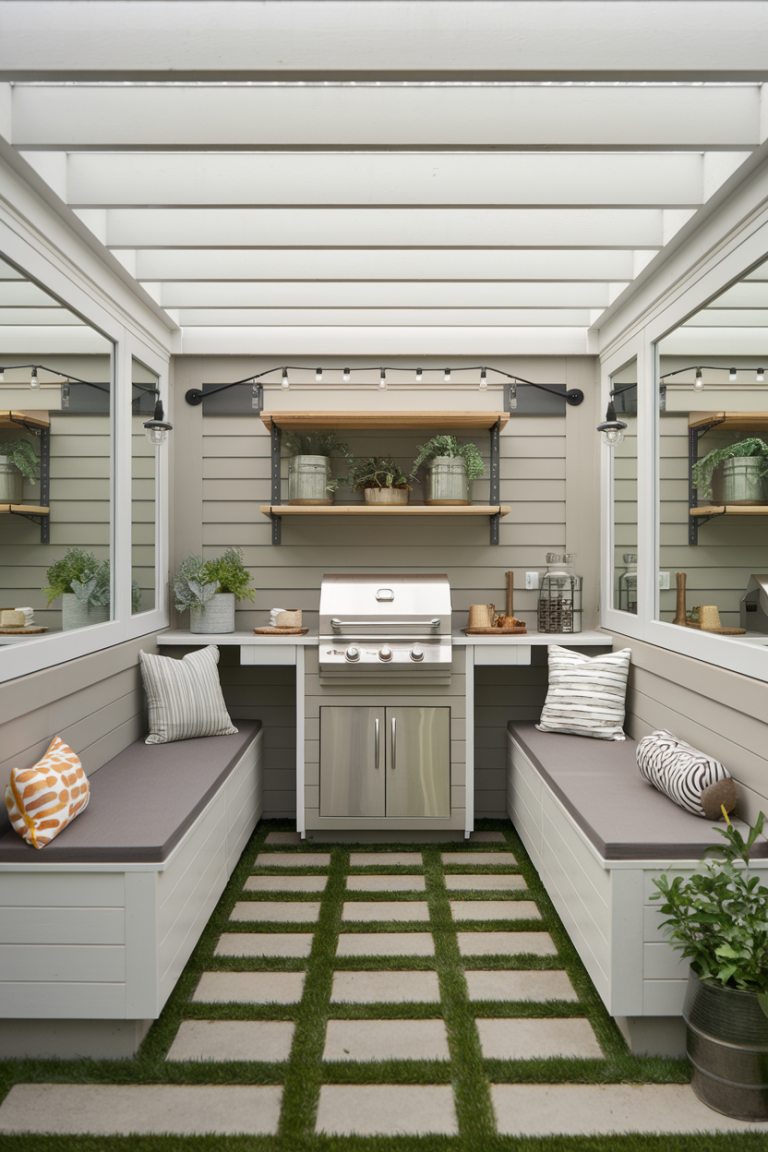 38 Outdoor BBQ Area Ideas for Stylish & Functional Backyard Grilling Spaces