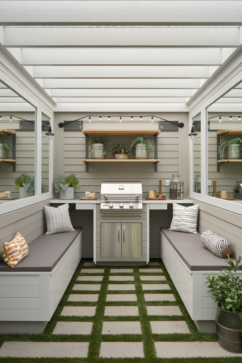 38 Outdoor BBQ Area Ideas for Stylish & Functional Backyard Grilling Spaces