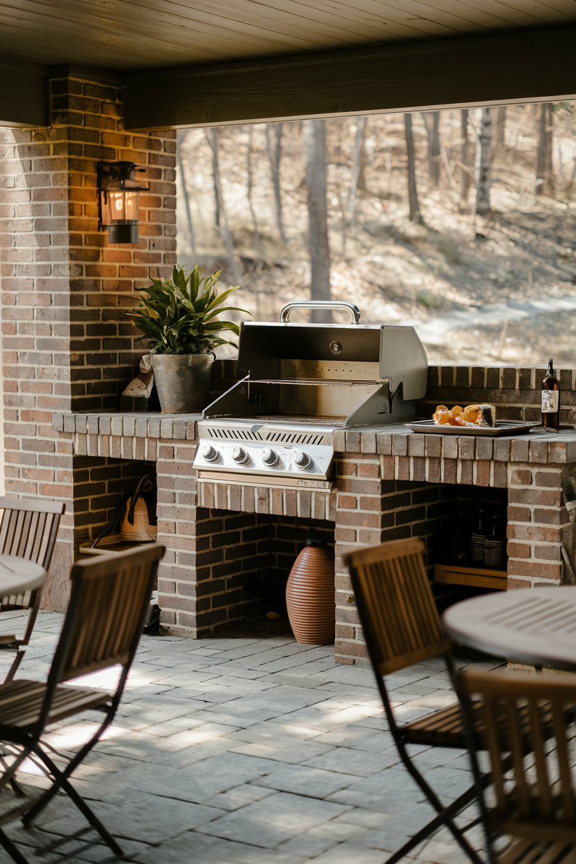 38 Outdoor BBQ Area Ideas for Stylish & Functional Backyard Grilling Spaces