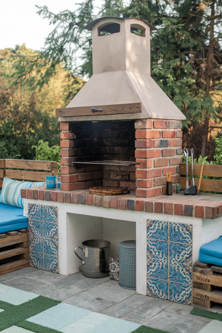 38 Outdoor BBQ Area Ideas for Stylish & Functional Backyard Grilling Spaces