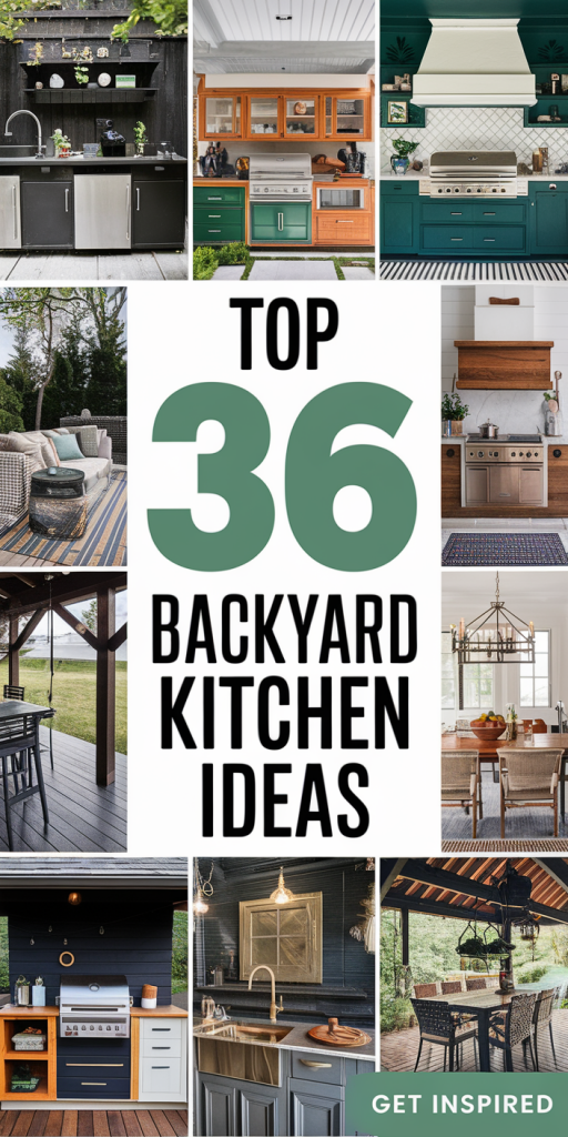 36 Backyard Kitchen Ideas for Every Style: Rustic, Modern, DIY, Budget ...