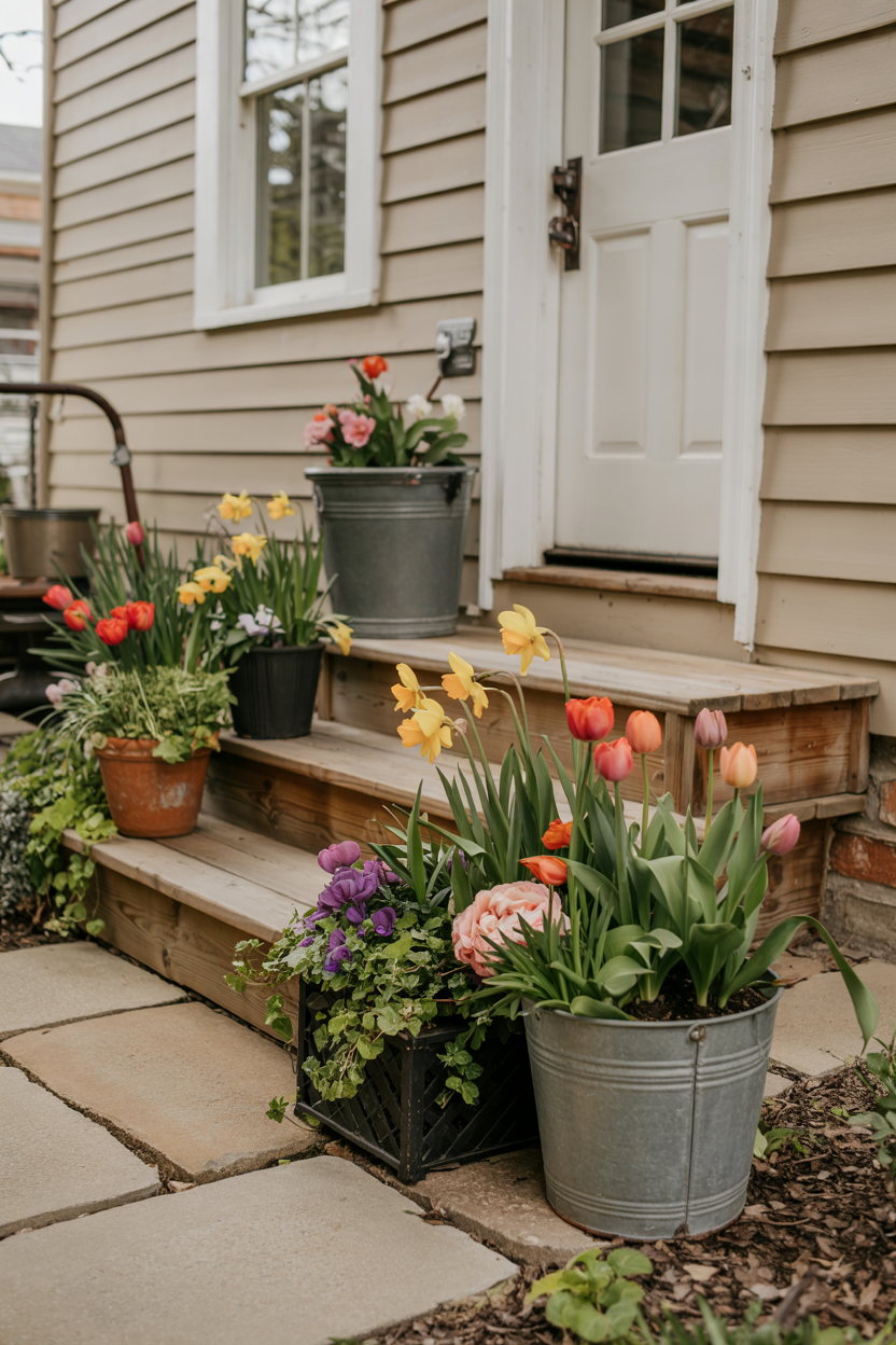 Spring Outdoor Decor Ideas 2025 with Porch DIY, Dollar Tree Crafts ...