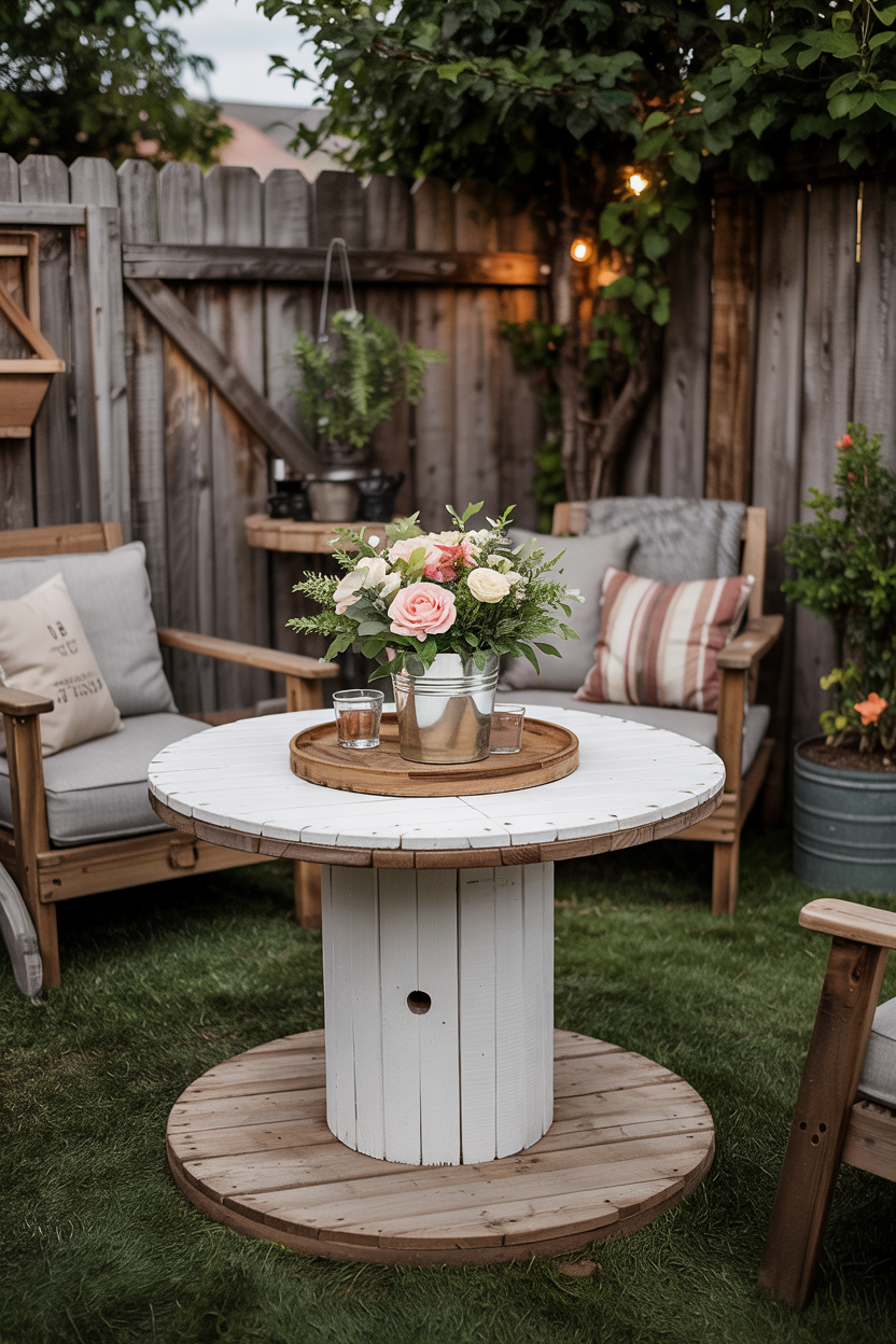 Patio Table Ideas 2025: 43 Unique Outdoor Styles from Rustic DIY to ...