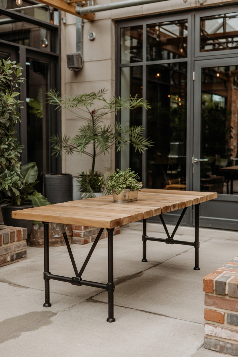 Patio Table Ideas 2025: 43 Unique Outdoor Styles from Rustic DIY to ...