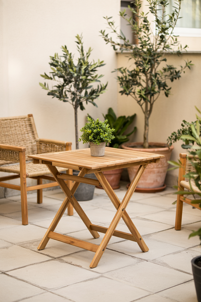 Patio Table Ideas for Backyard and Garden Spaces with Rustic Wood and ...