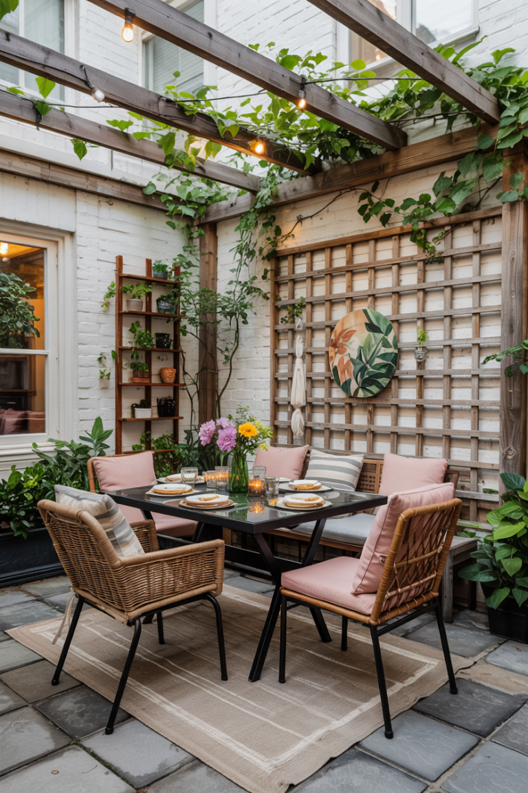 44 Outdoor Dining Area Ideas for Patios, Pergolas, Small Spaces, and ...