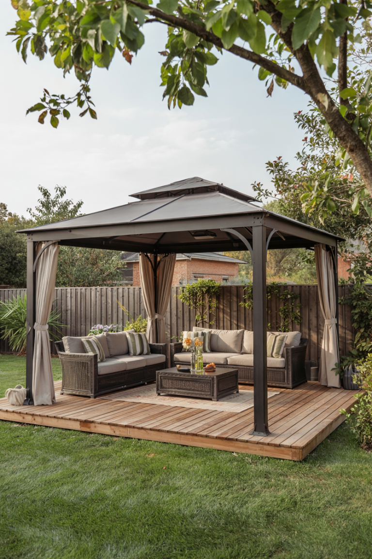 Stylish Gazebo Ideas Backyard for Outdoor Living Spaces Including ...
