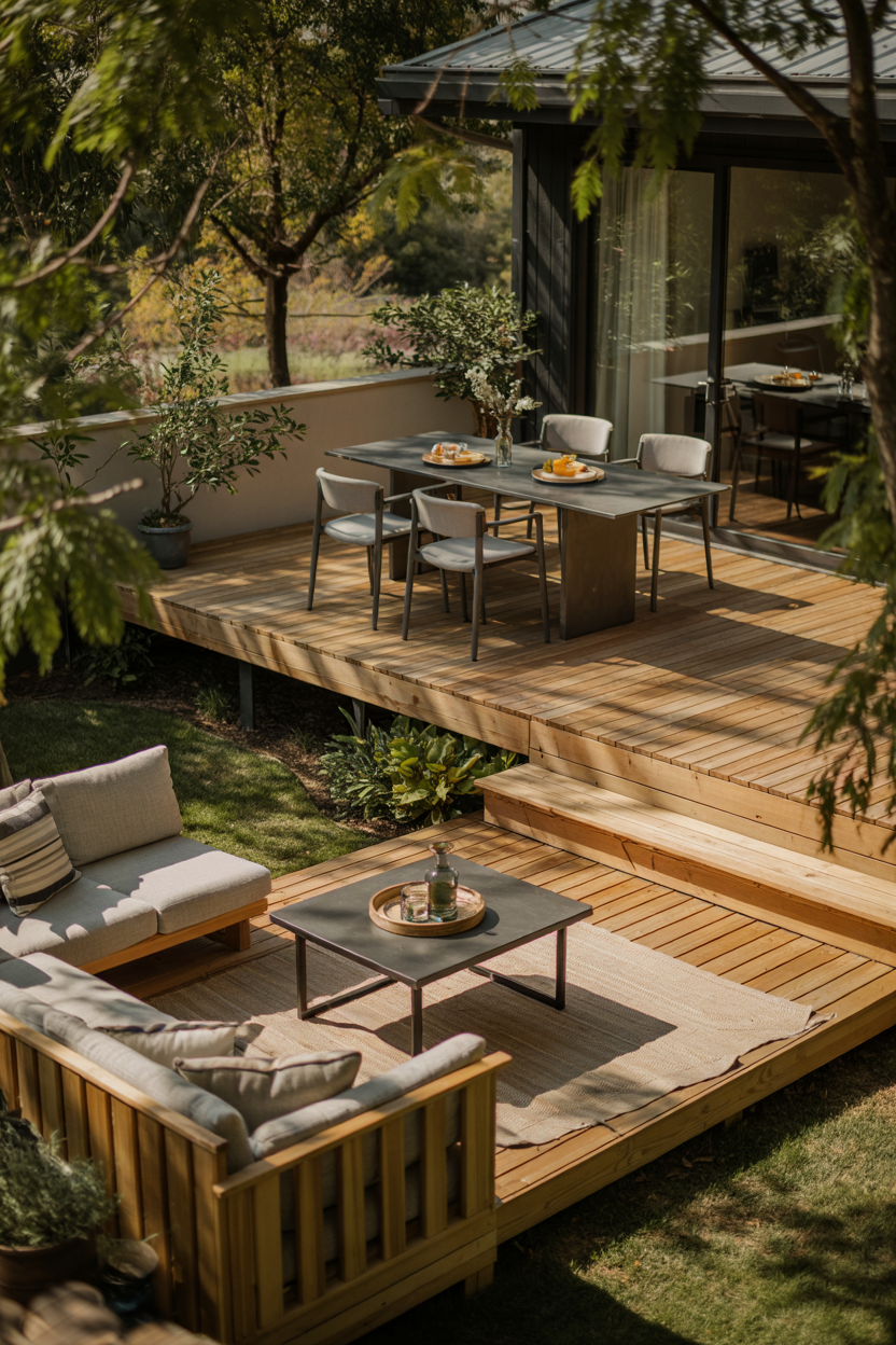 40 Backyard Deck Ideas for 2025 with DIY Layouts, Pools, Hot Tubs and ...