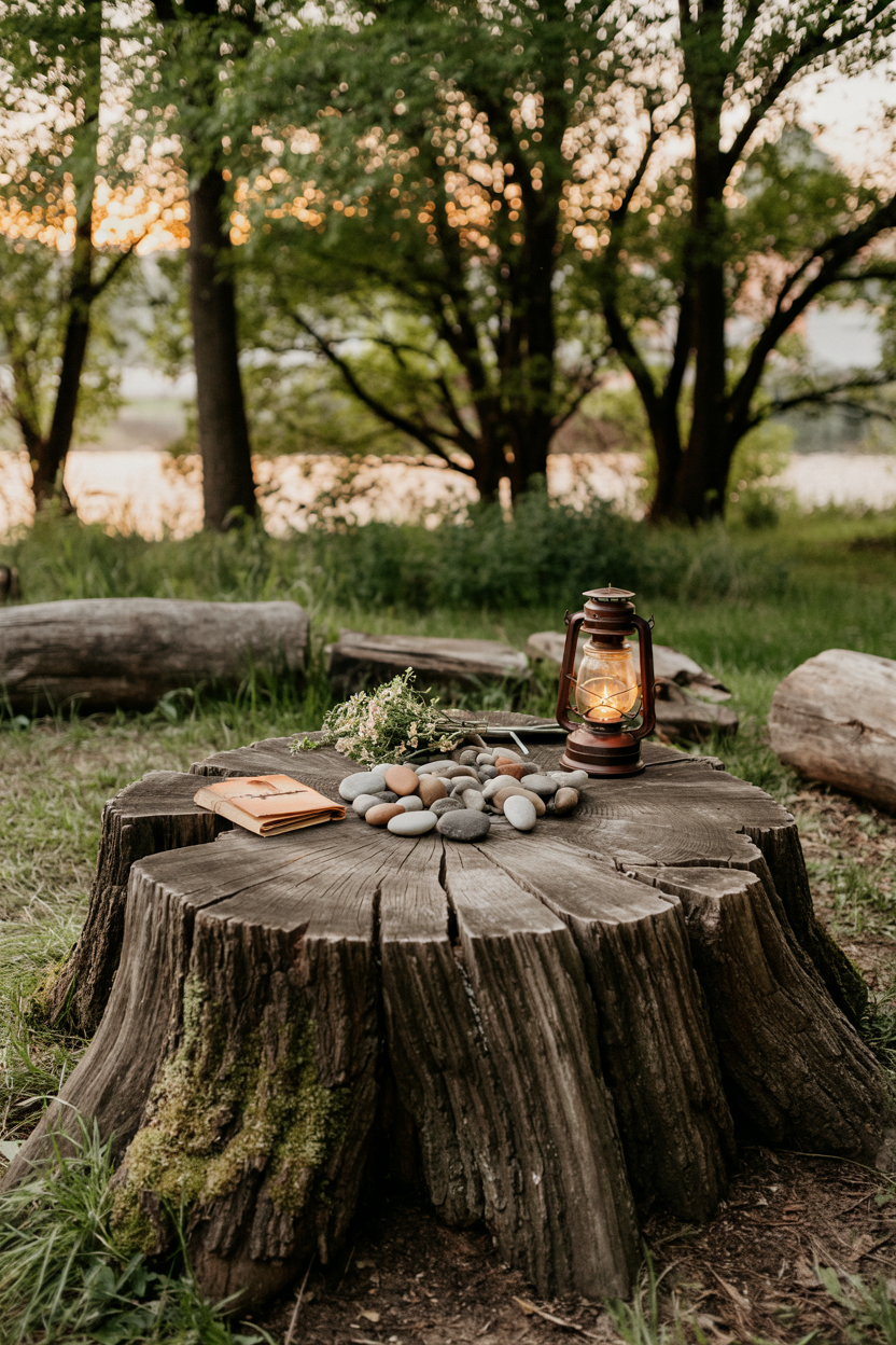 Patio Table Ideas for Backyard and Garden Spaces with Rustic Wood and ...