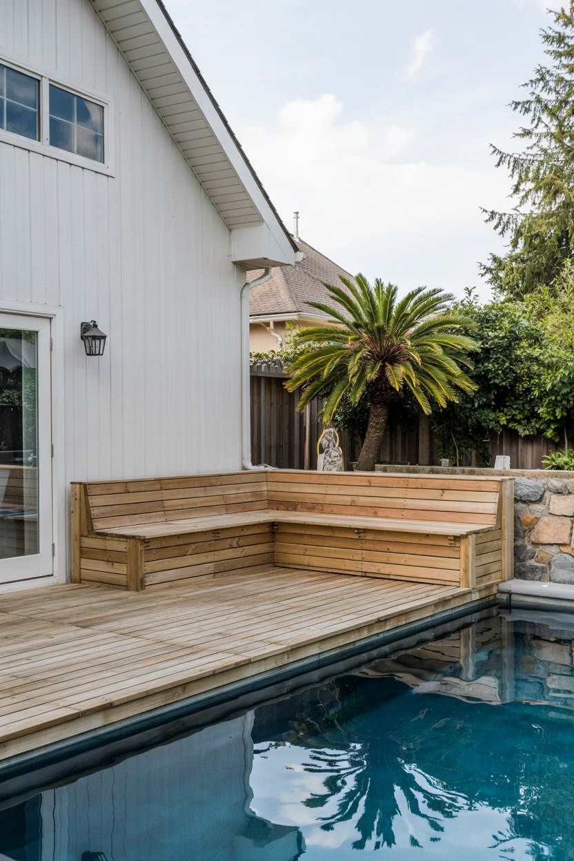 Above Ground Pool Deck Ideas 2025 with DIY Styles for Sloped Yards and Attached Layouts