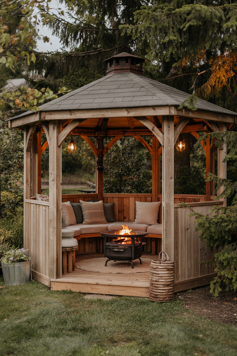 Stylish Gazebo Ideas Backyard for Outdoor Living Spaces Including ...