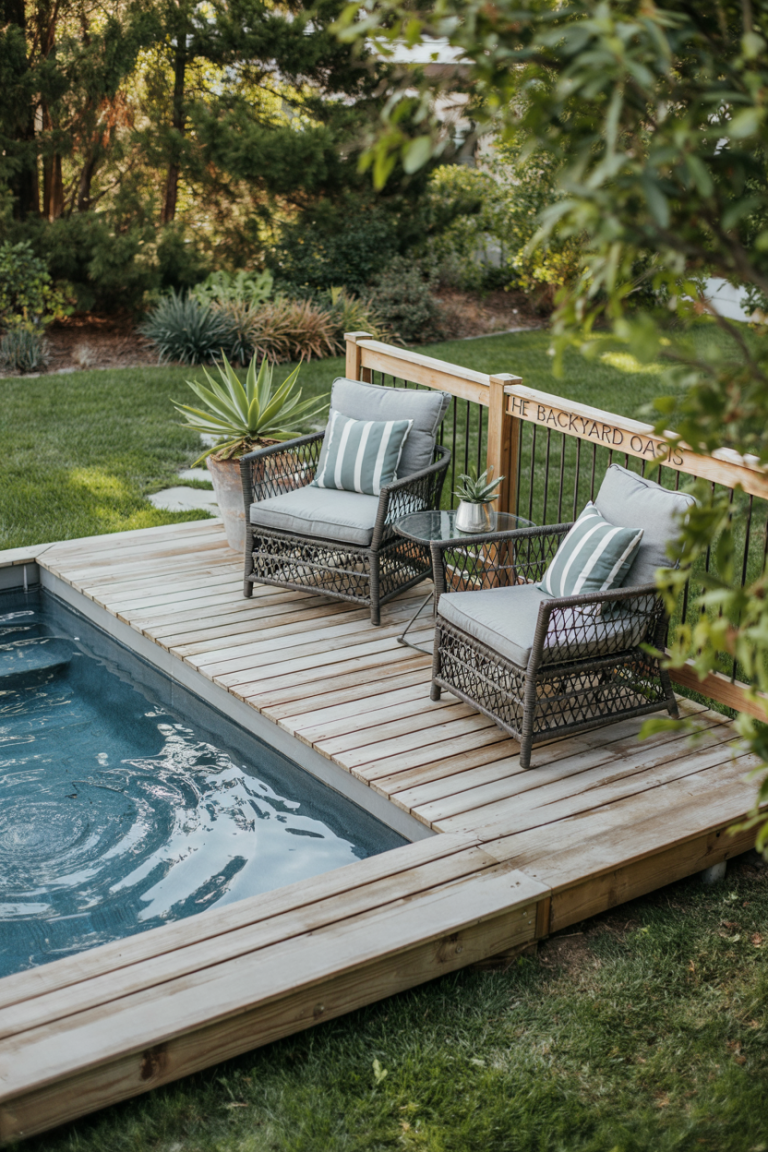 Above Ground Pool Deck Ideas 2025 with DIY Styles for Sloped Yards and Attached Layouts