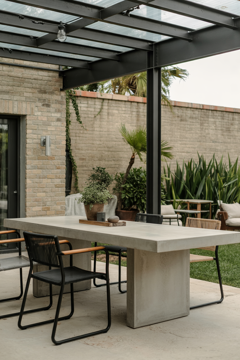 Patio Table Ideas 2025: 43 Unique Outdoor Styles from Rustic DIY to ...