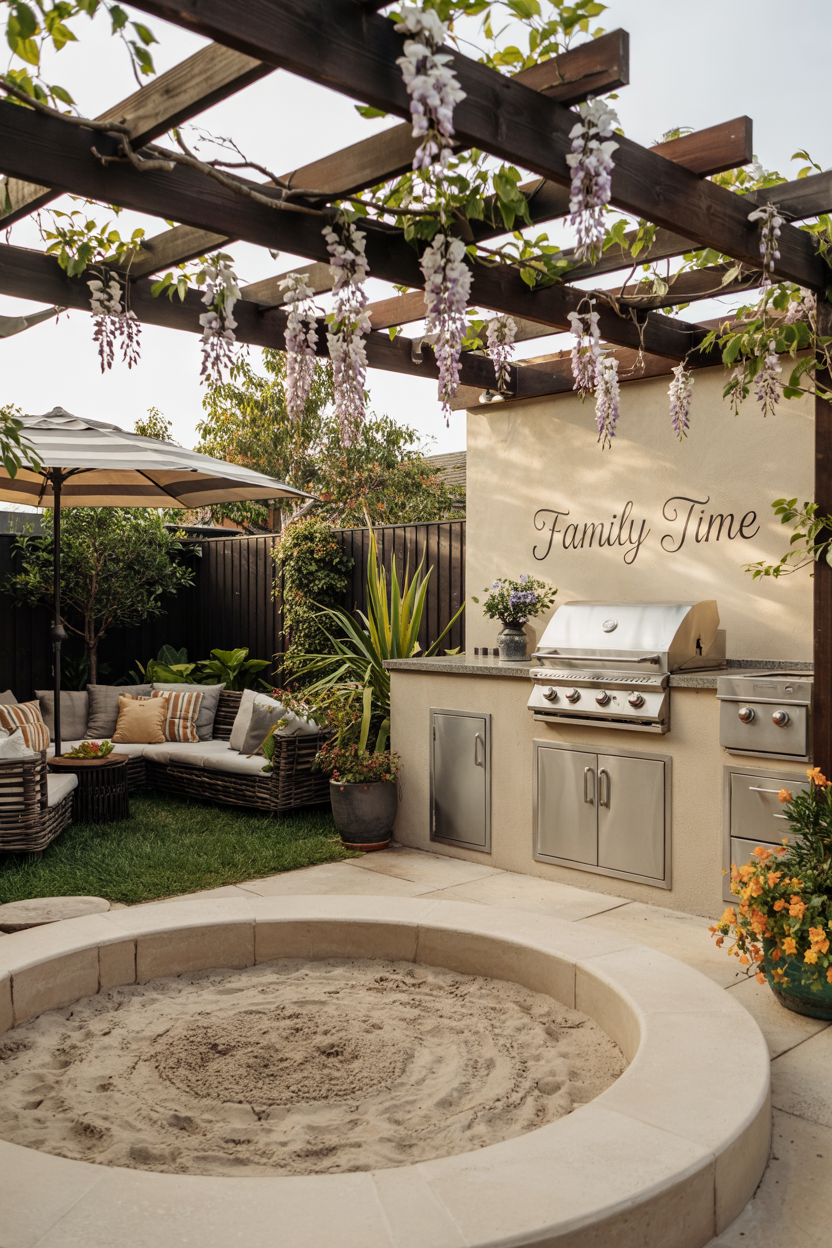 35 Family Backyard Layout Ideas for Kid Friendly, Cozy, Rustic, Pool ...
