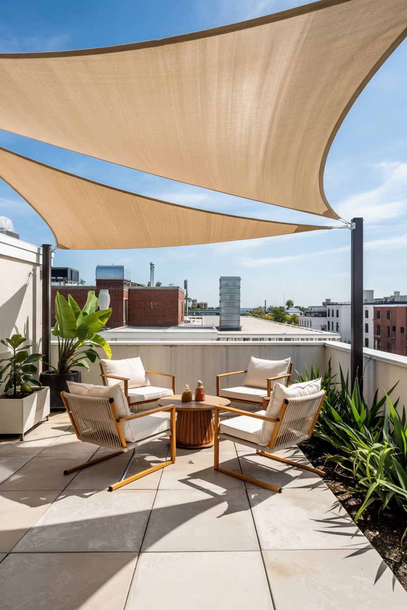 41 Patio Shade Ideas for Backyard, Rooftop, or Apartment Spaces That ...