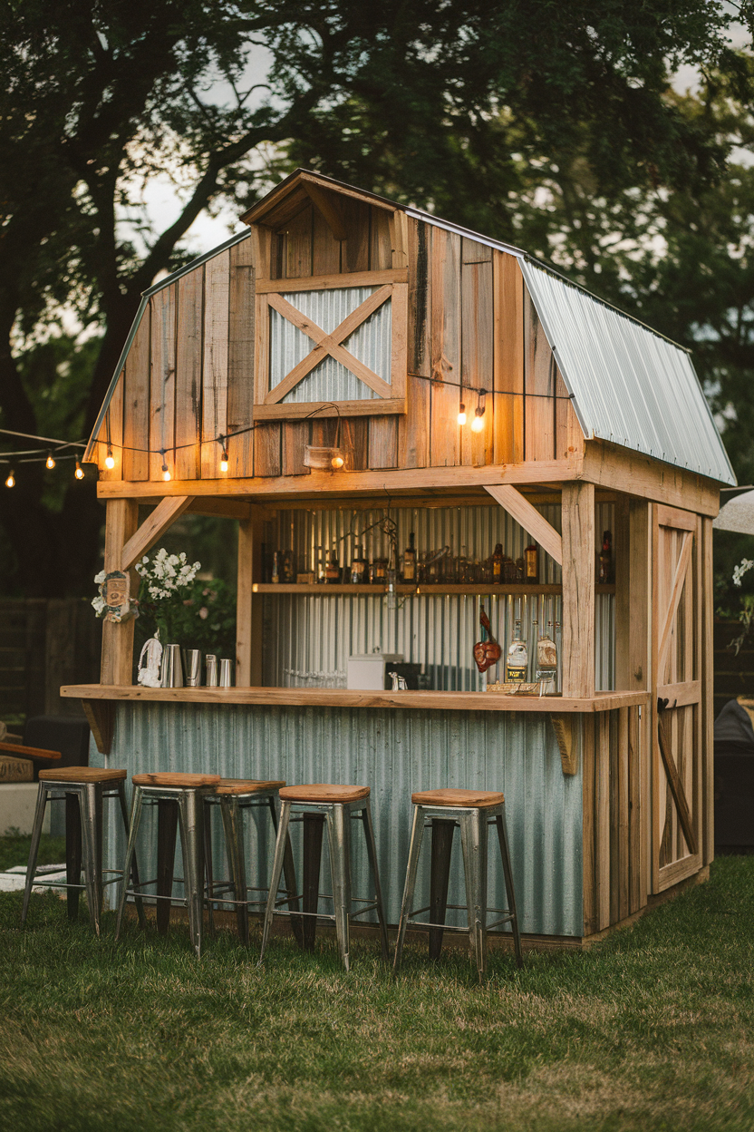 31 Outdoor Bar Ideas for Backyard Parties, DIY Projects, Rustic Styles ...