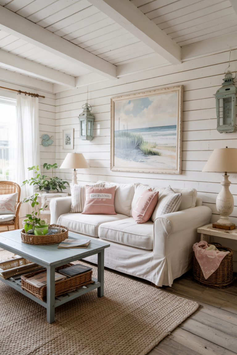 Beach House Decor 2025: 39 Colorful, Modern, Rustic, and Coastal Style ...