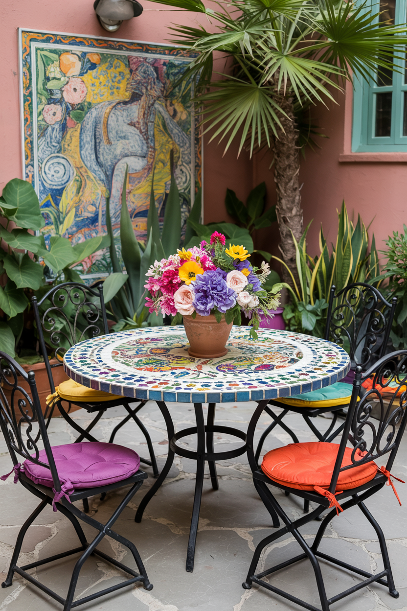 Patio Table Ideas 2025: 43 Unique Outdoor Styles from Rustic DIY to ...