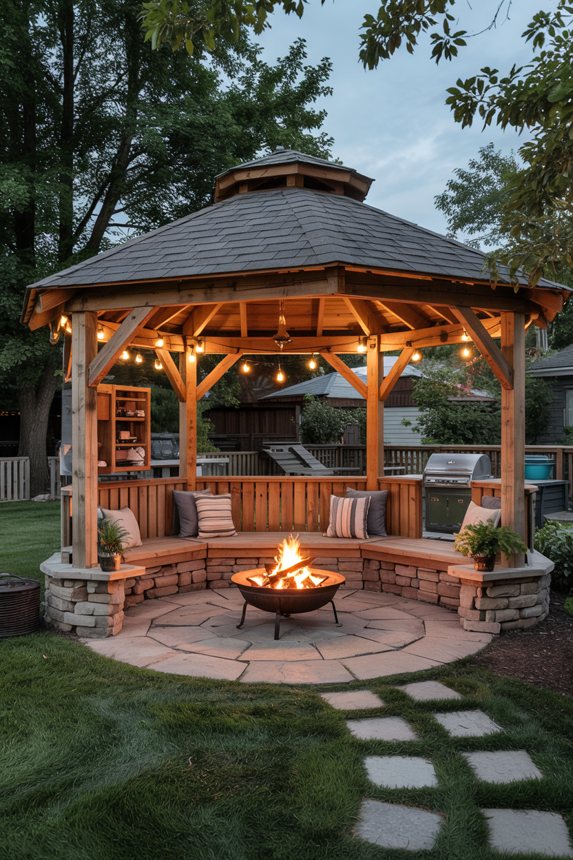 Stylish Gazebo Ideas Backyard for Outdoor Living Spaces Including ...