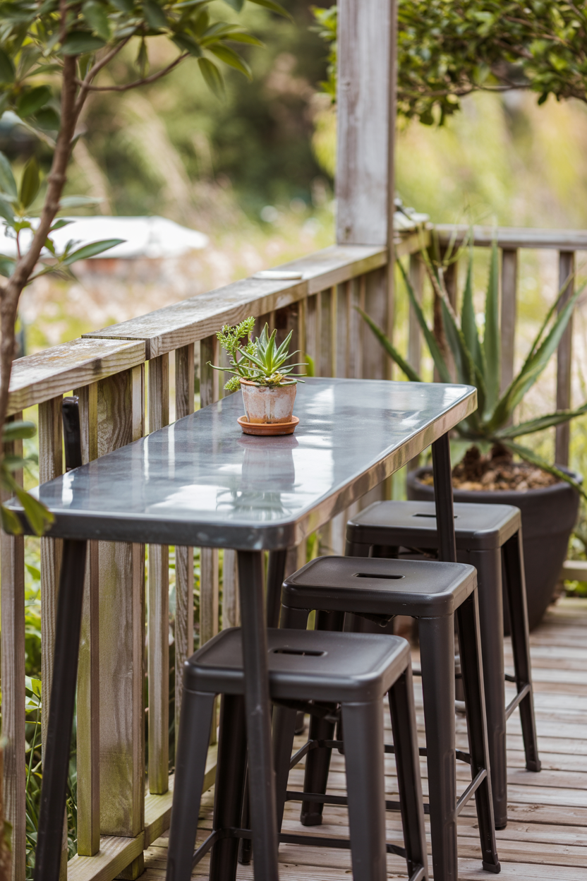 Patio Table Ideas for Backyard and Garden Spaces with Rustic Wood and ...