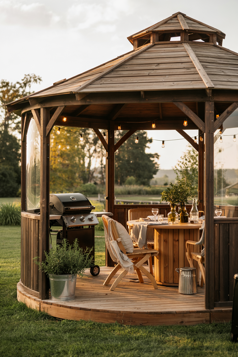 Stylish Gazebo Ideas Backyard for Outdoor Living Spaces Including ...