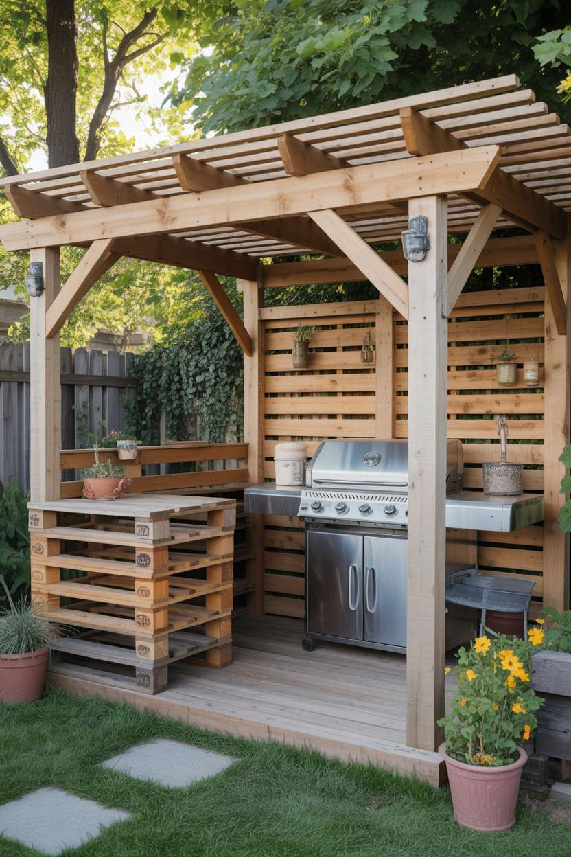 38 BBQ Shelter Ideas for Your Backyard Grill Area from DIY Projects to ...
