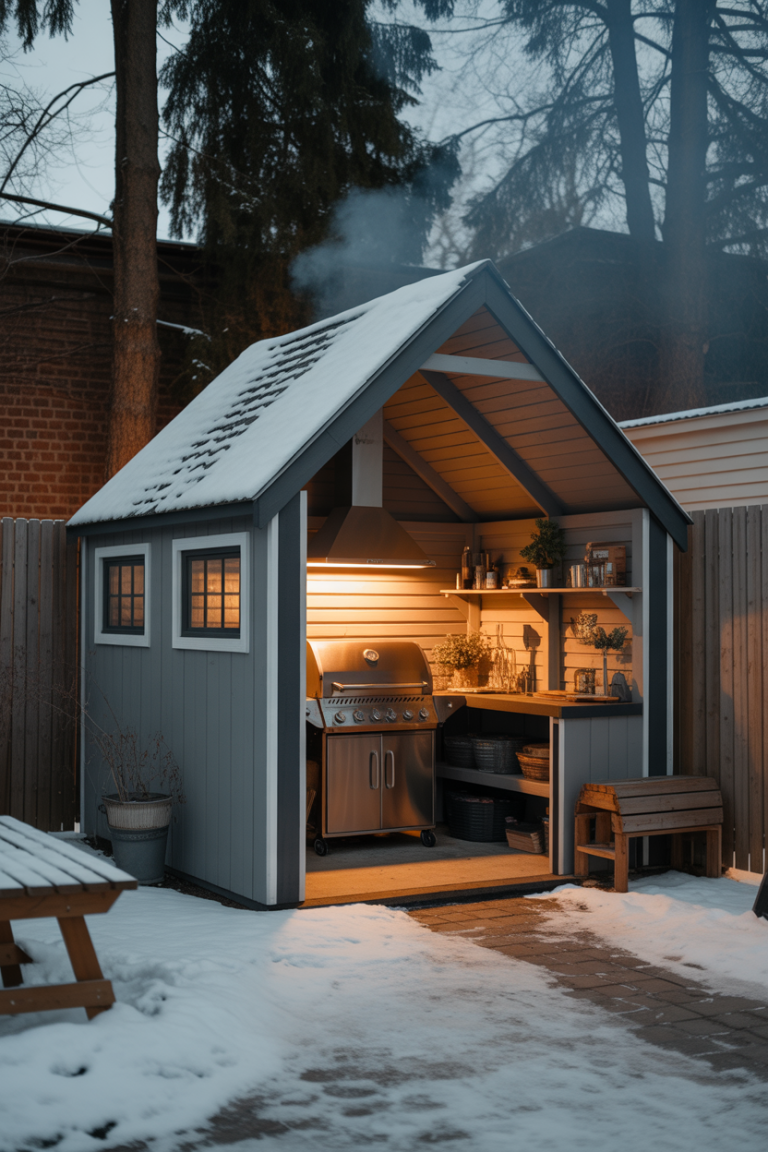 38 BBQ Shelter Ideas for Your Backyard Grill Area from DIY Projects to ...