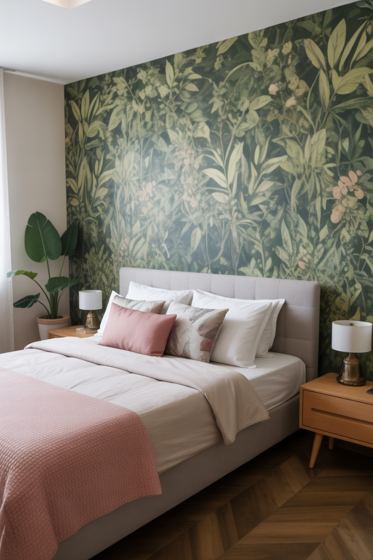 43 Bedroom Accent Wall Ideas for 2025 with DIY Tips Paint Colors Wallpaper and Bold Designs