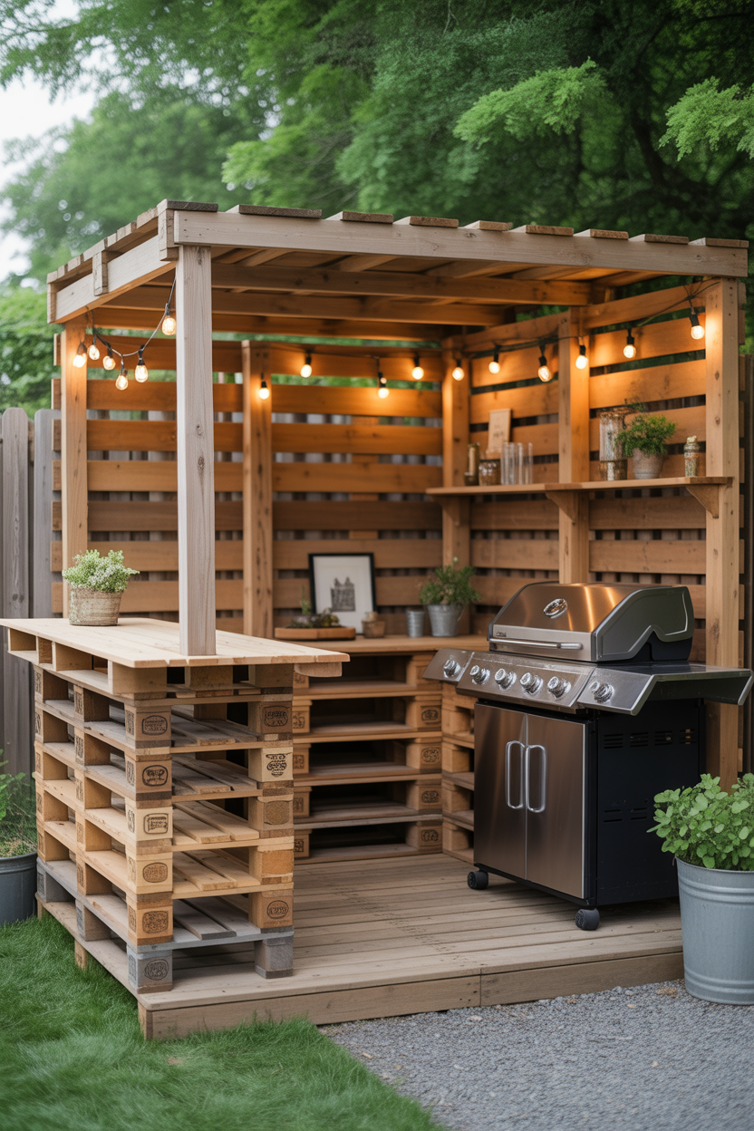38 BBQ Shelter Ideas for Your Backyard Grill Area from DIY Projects to ...