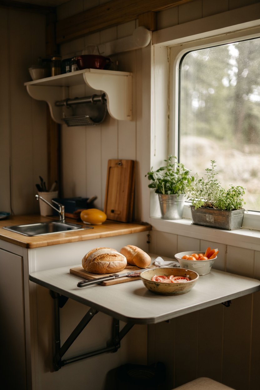 32 Mini Kitchen Ideas Small Spaces for Apartments Cabins Offices ...