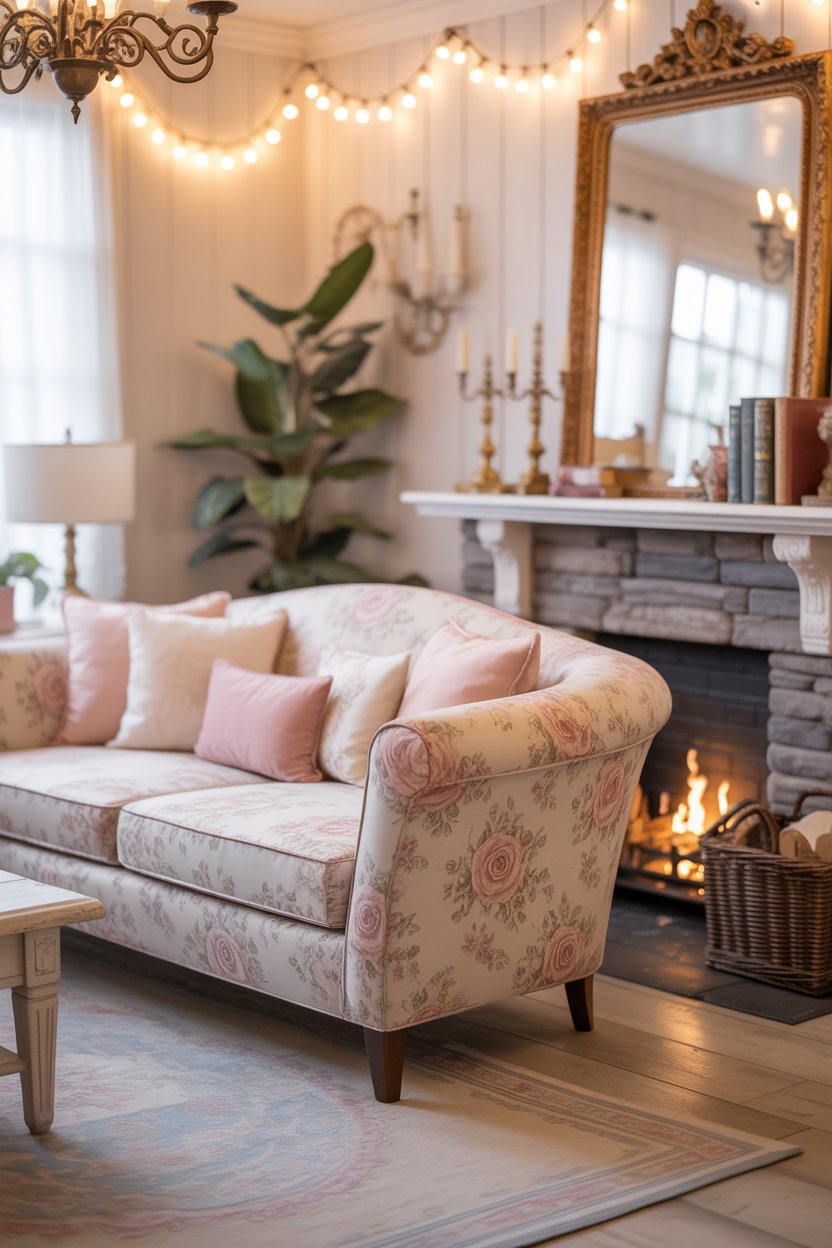 35 Cottage Living Room Ideas for Cozy Modern Farmhouse French Country ...