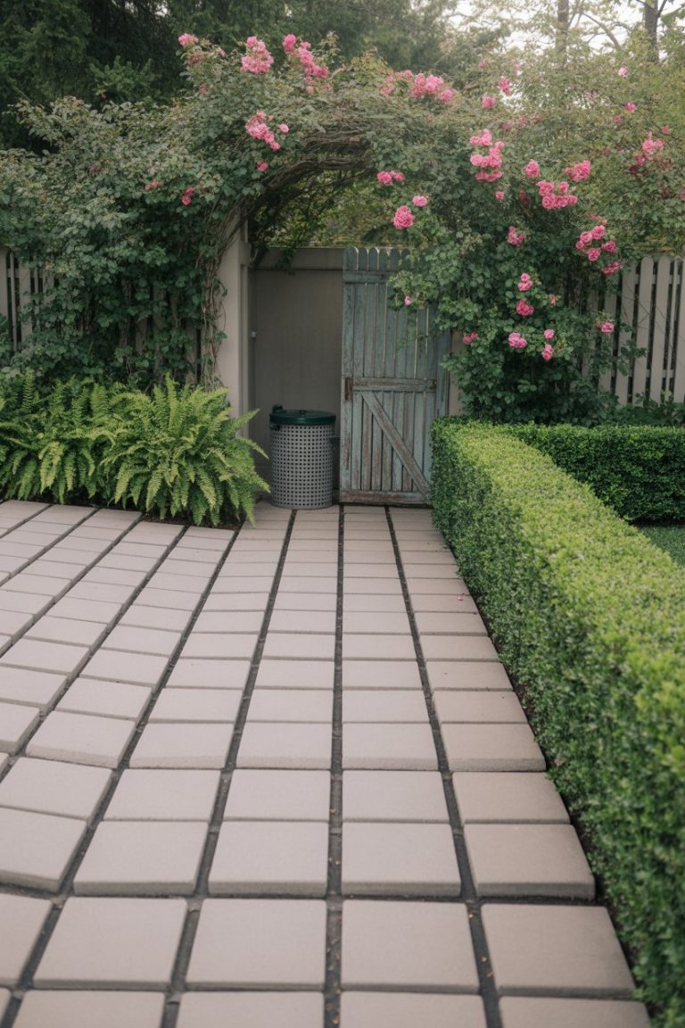 38 Pavers Walkway Ideas for Front Door, Backyard, and Side of House in ...