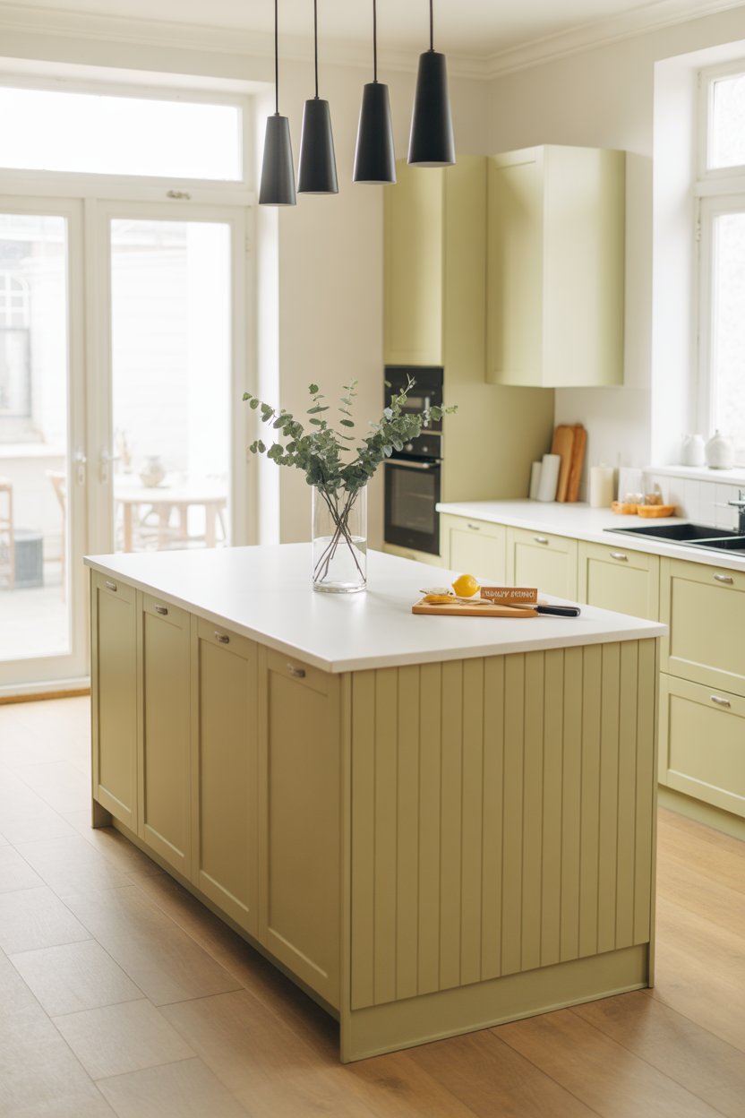 37 Sage Green Kitchen Ideas with Cabinets, Backsplashes, Countertops ...