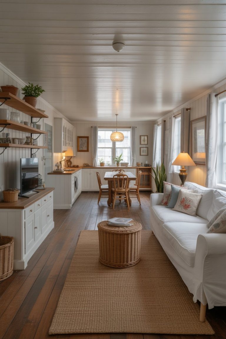 35 Cottage Living Room Ideas for Cozy Modern Farmhouse French Country ...