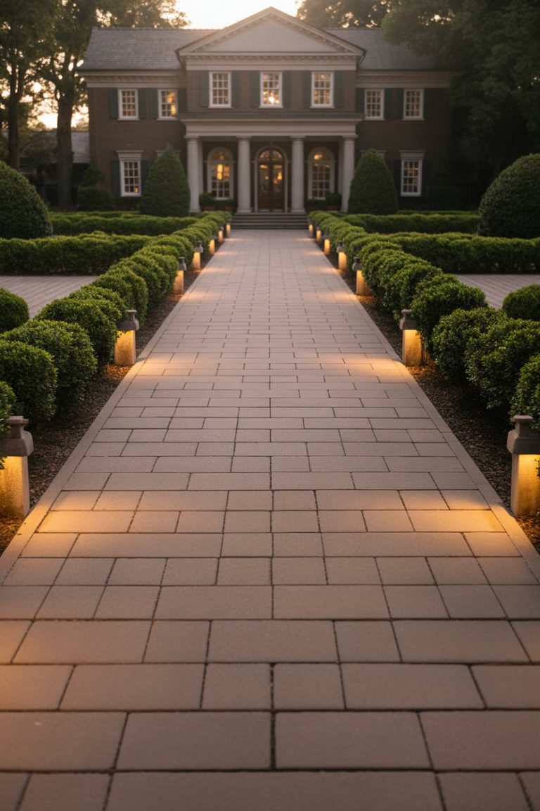 38 Pavers Walkway Ideas for Front Door, Backyard, and Side of House in ...