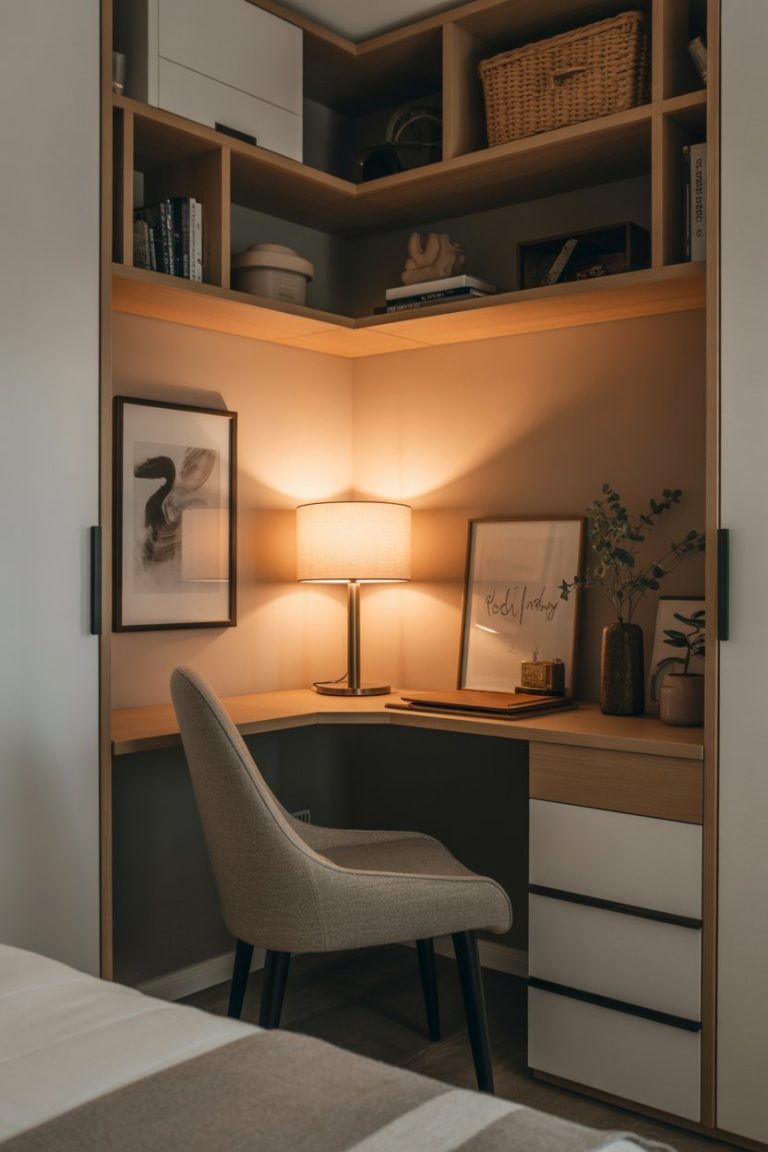31 Brilliant Corner Desk Ideas for Small Spaces Bedrooms Craft Rooms ...